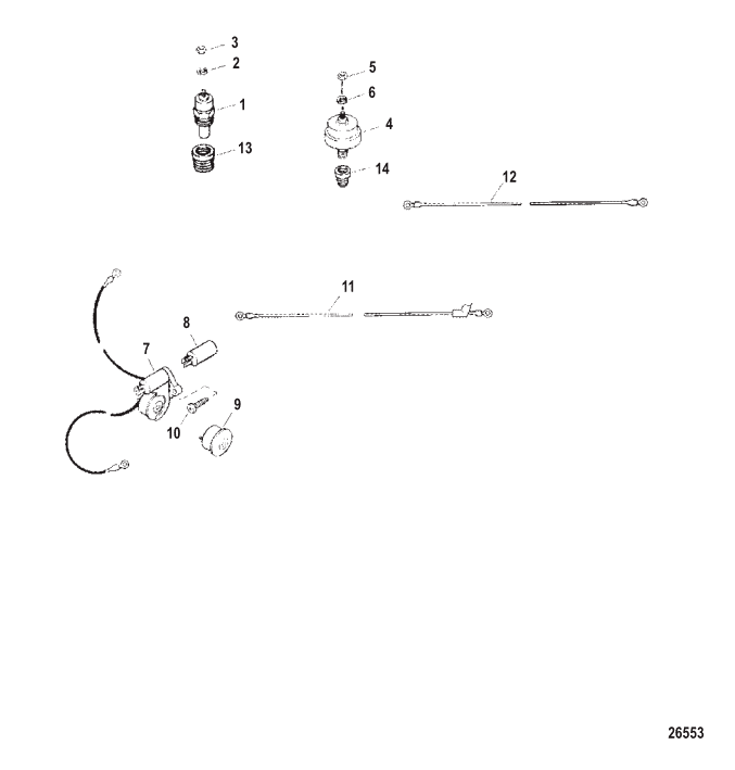 Genuine Mercury Marine parts, large inventory, fast shipping