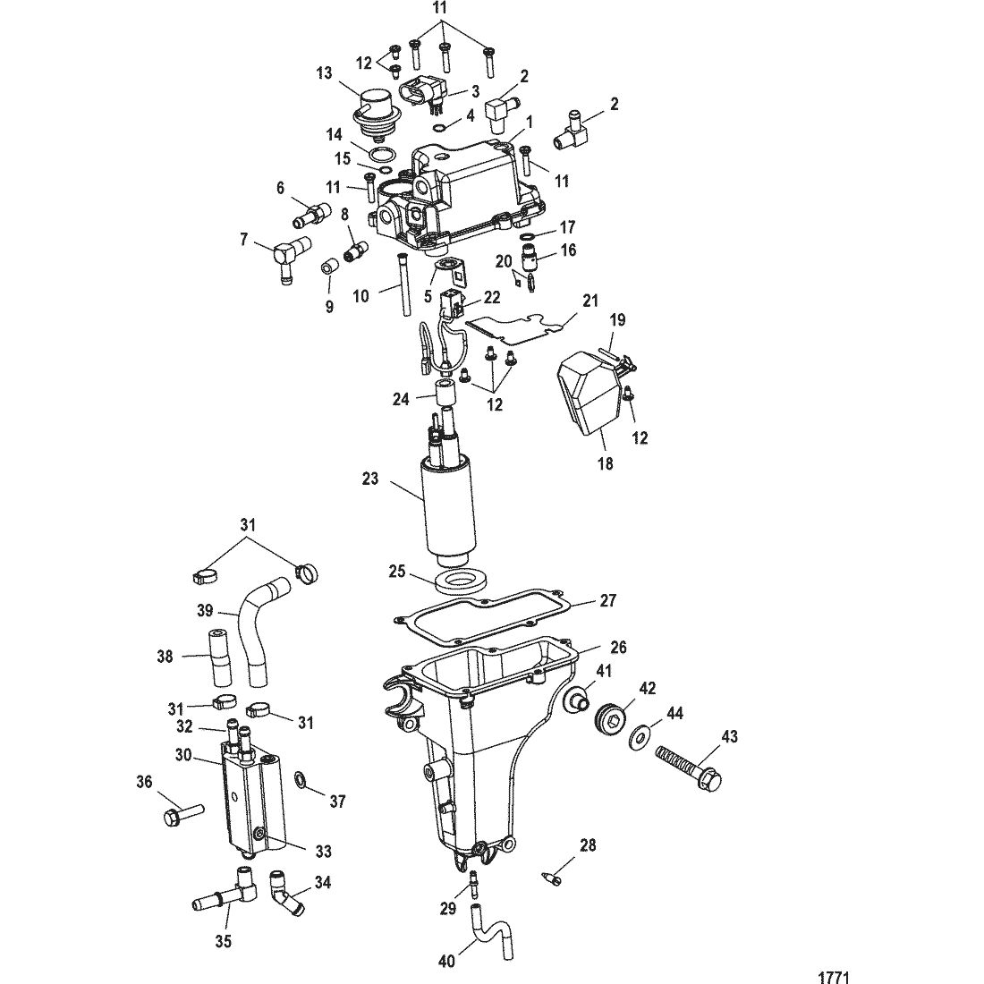 Genuine Mercury Marine parts, large inventory, fast shipping