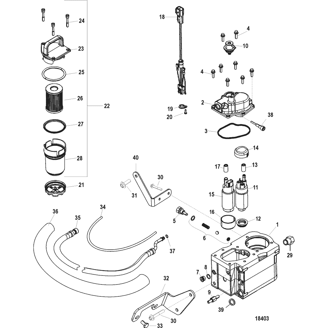 Genuine Mercury Marine parts, large inventory, fast shipping