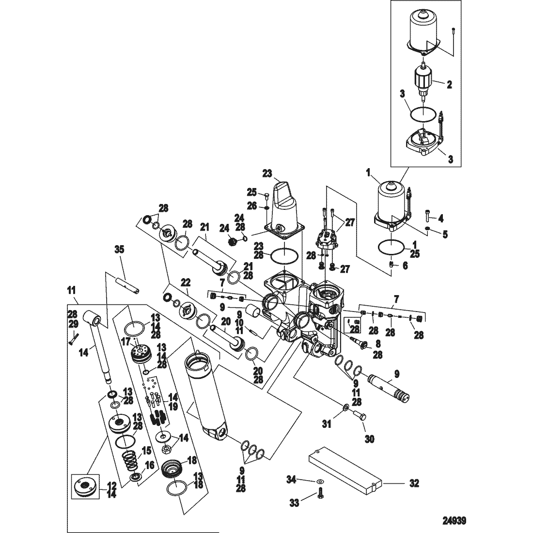 Genuine Mercury Marine parts, large inventory, fast shipping