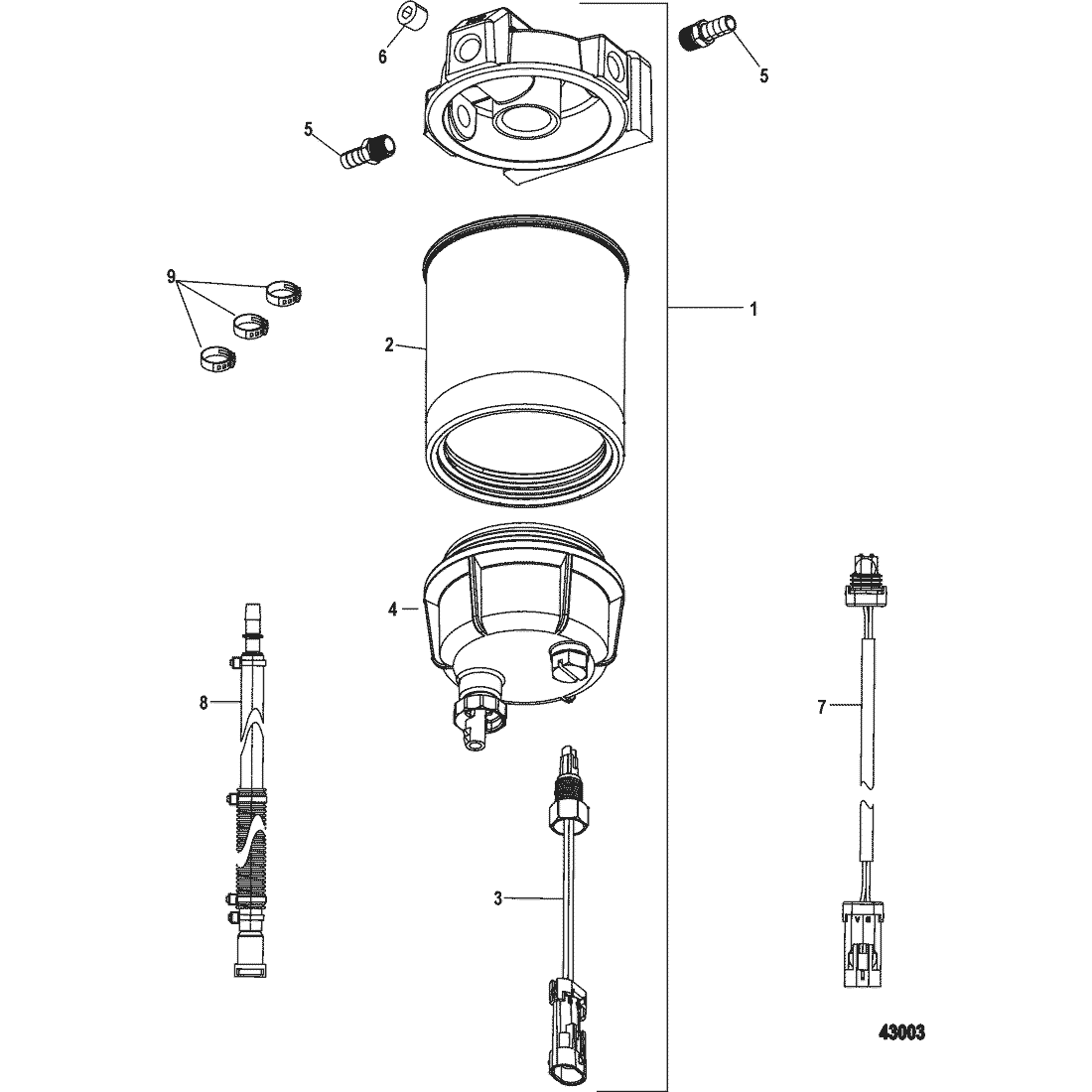 Genuine Mercury Marine parts, large inventory, fast shipping