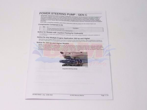 Genuine Mercury Marine parts, large inventory, fast shipping. Mercury ...